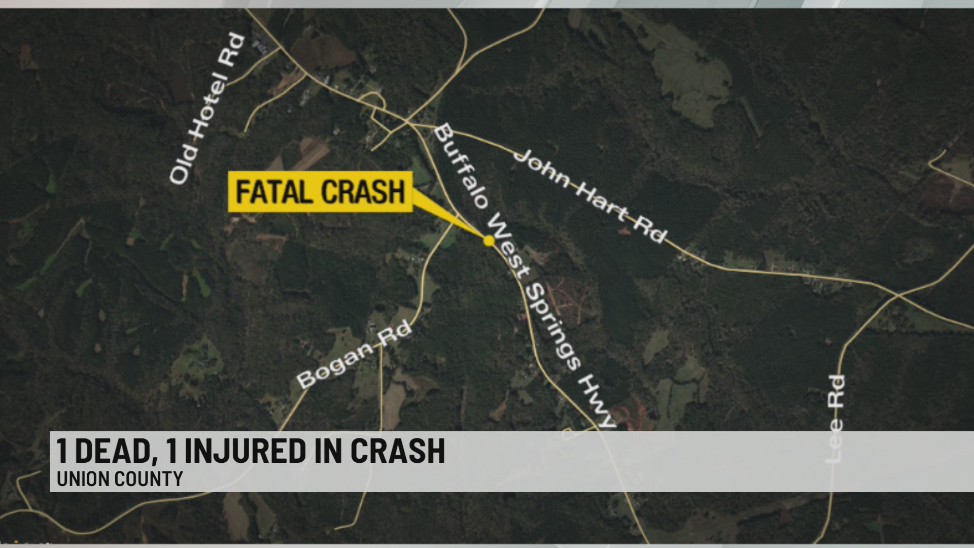 1 killed, 1 injured in single-vehicle crash in Union Co. – WSPA 7NEWS