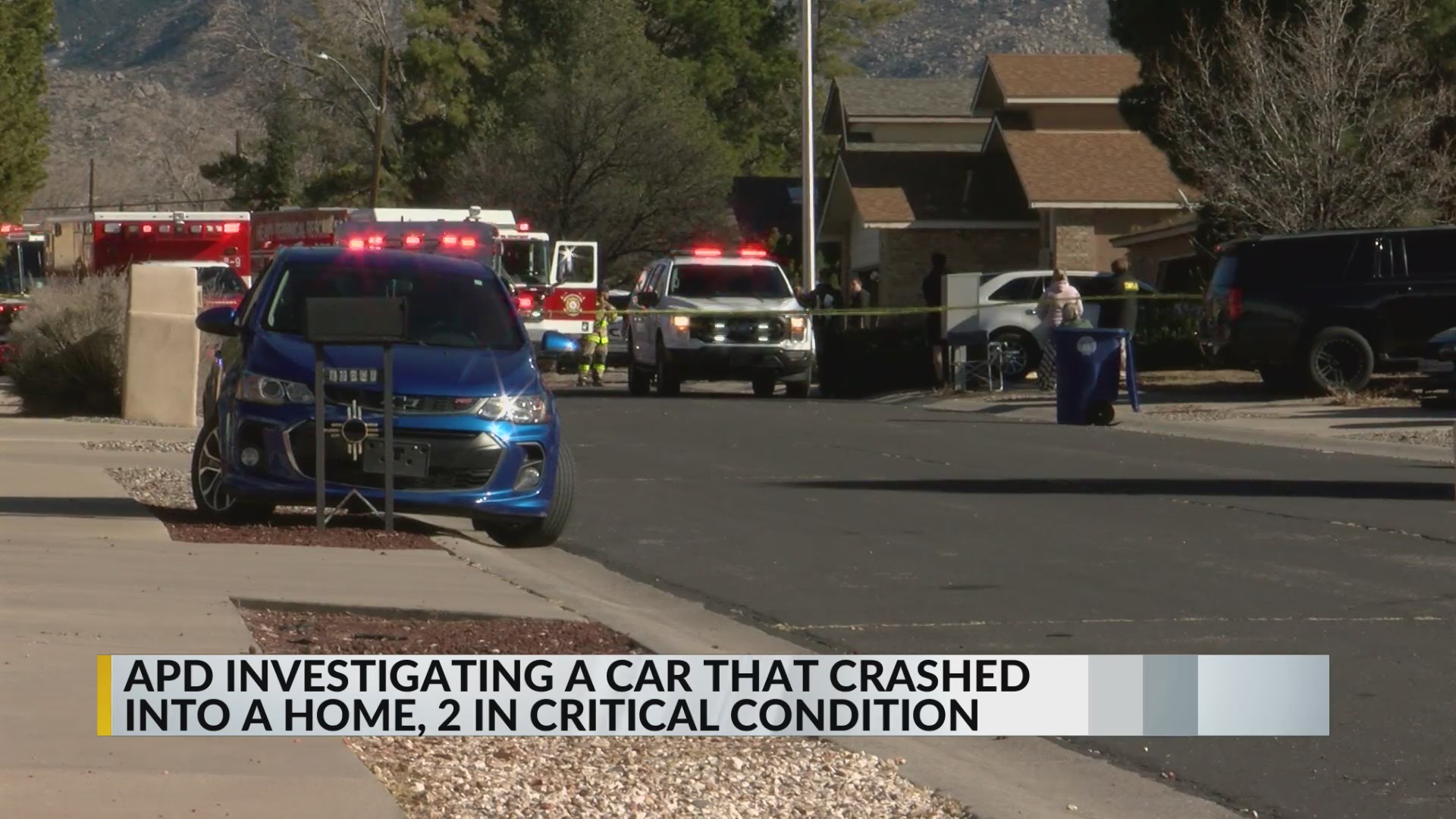 Two injured after vehicle crashes into Albuquerque house – KRQE NEWS 13 ...