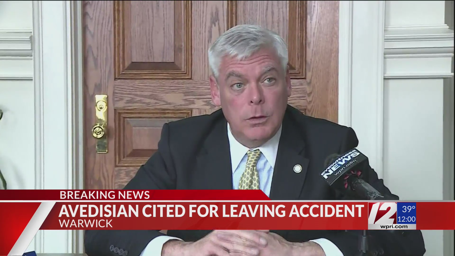 RIPTA CEO Scott Avedisian is suspect in Warwick hit-and-run – WPRI.com