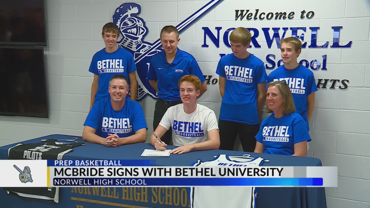 Norwell senior Luke McBride signs with Bethel University basketball – WANE 15