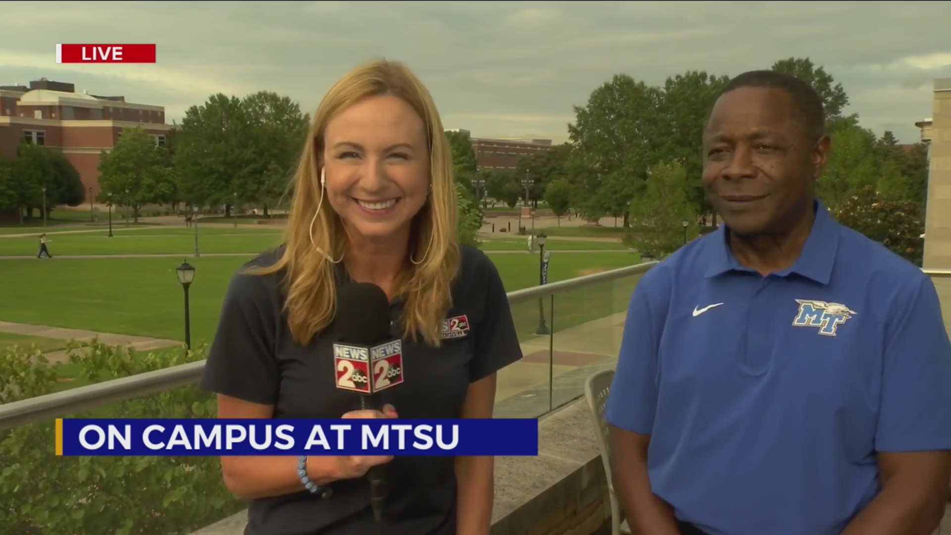 Danielle Breezy at MTSU – WKRN News 2