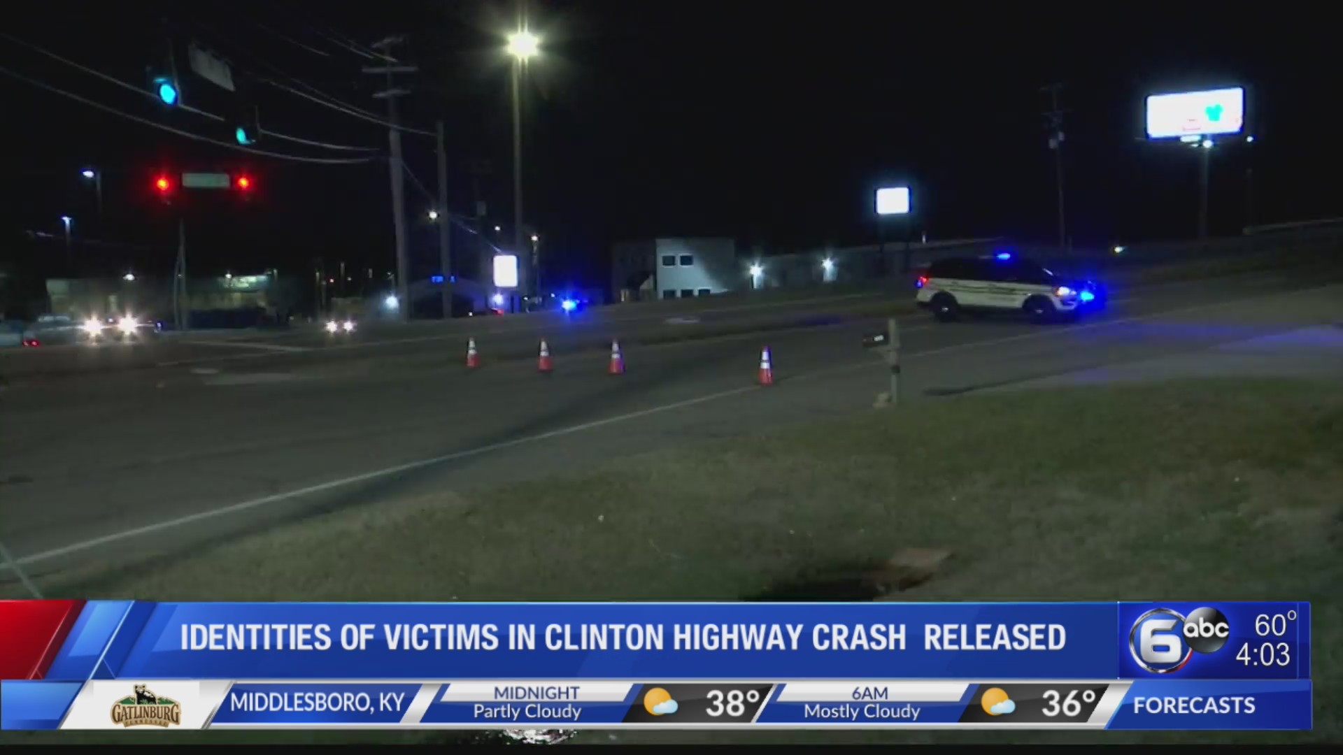 Identities of victims in Clinton HWY crash released – WATE 6 On Your Side
