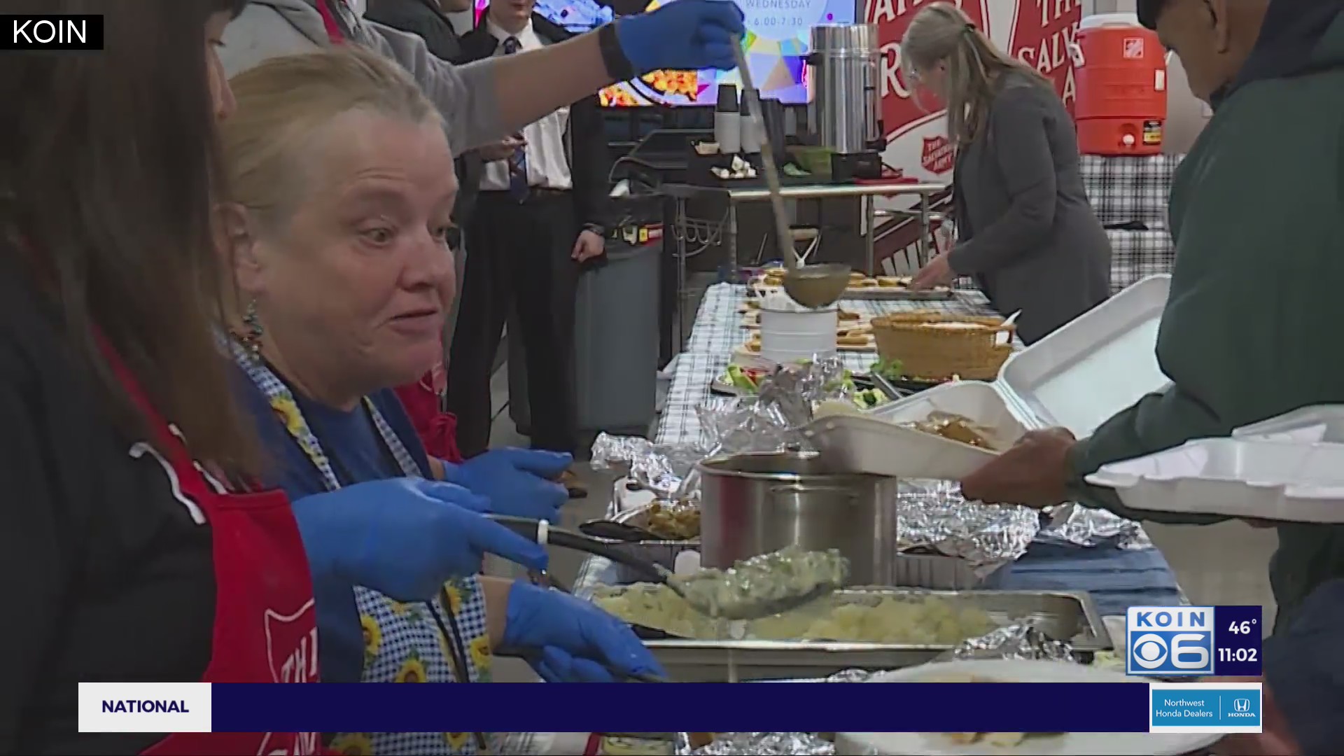 ‘It feels good to help’: Salvation Army holds Thanksgiving dinner for hundreds in Gresham ...