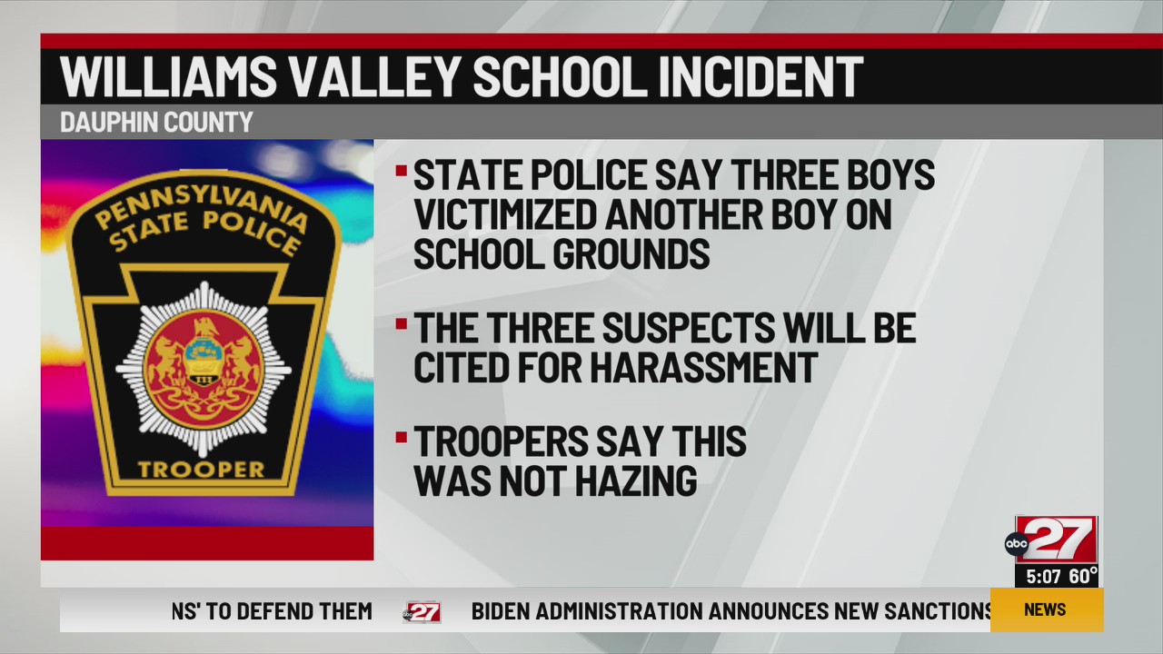 Williams Valley High School students cited after inappropriate conduct ...