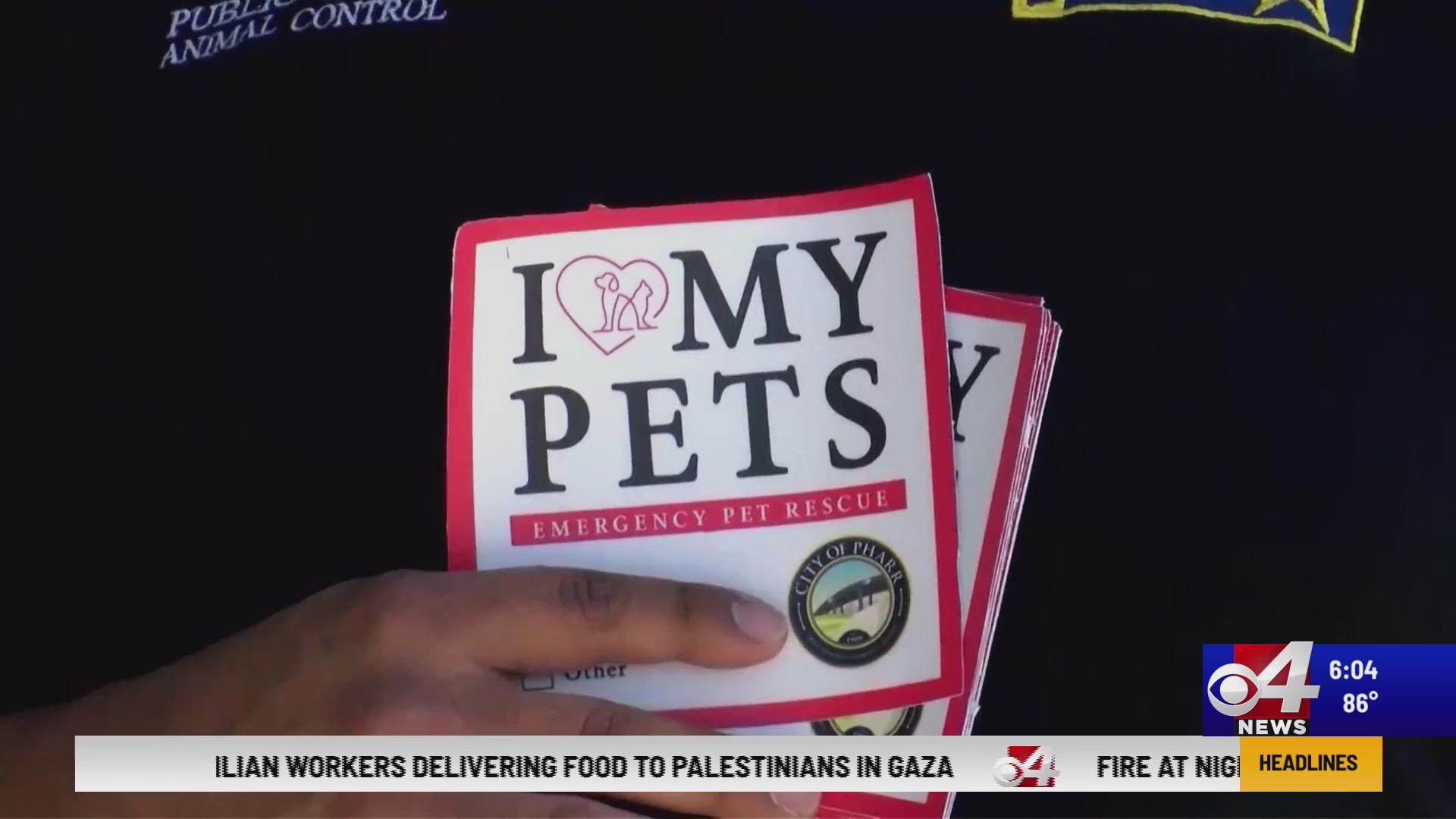 Pharr introduces campaign to notify first responders of pets in ...