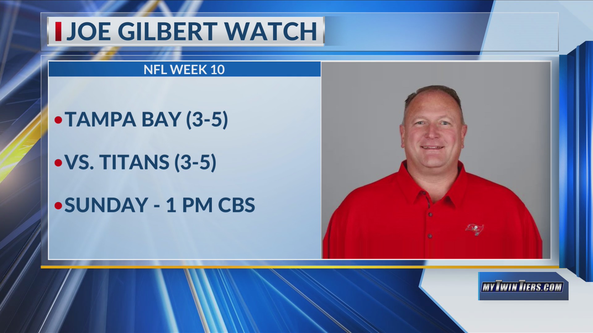 Joe Gilbert Watch – Titans week – WETM – MyTwinTiers.com