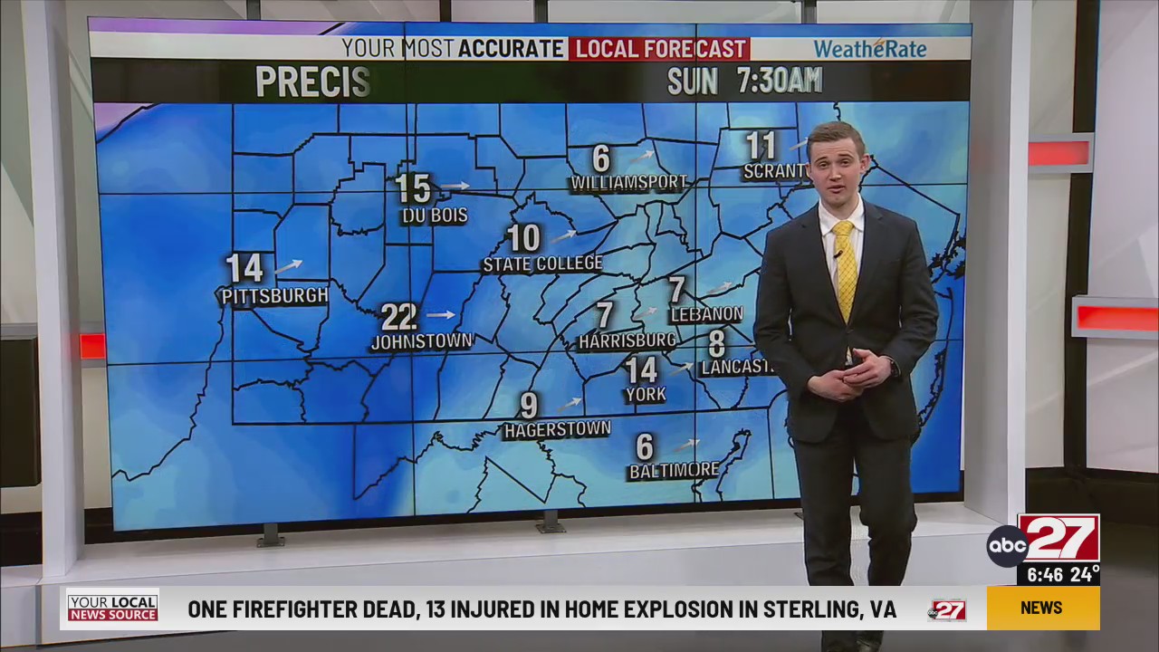 Jackson’s Sunday Morning Forecast – ABC27