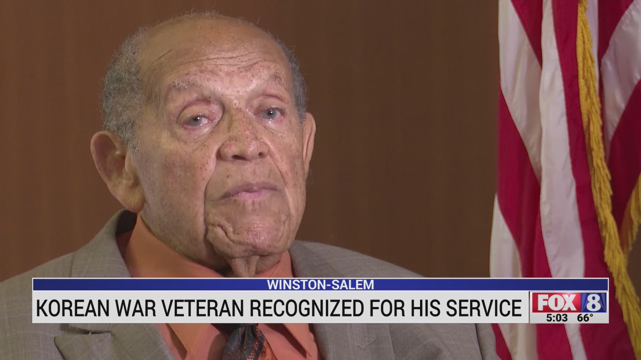 Korean War veteran recognized for his service in Winston-Salem – FOX8 WGHP