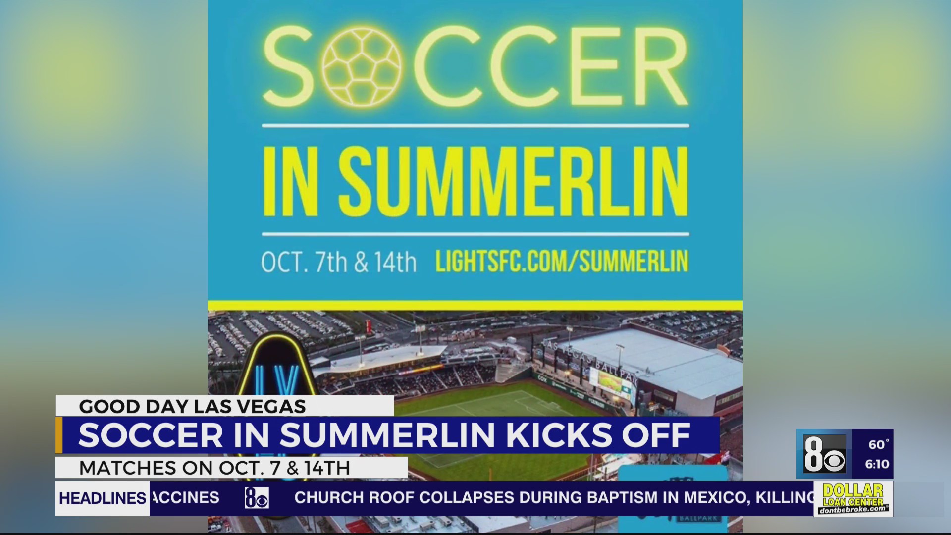 Las Vegas Ballpark converts to soccer stadium – KLAS