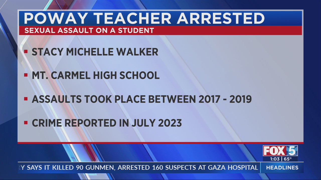 Poway Teacher Arrested For Suspected Sexual Assault Fox 5 San Diego