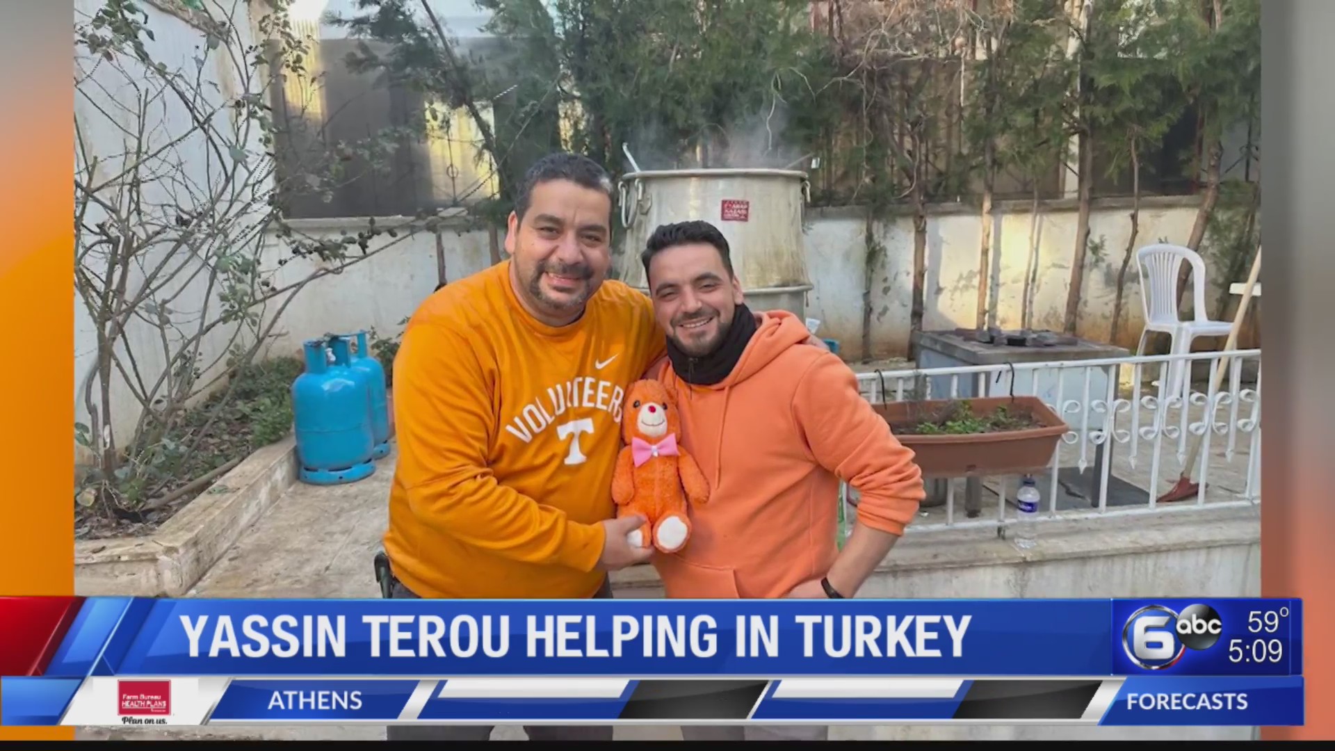 Yassin Terou helping in Turkey – WATE 6 On Your Side