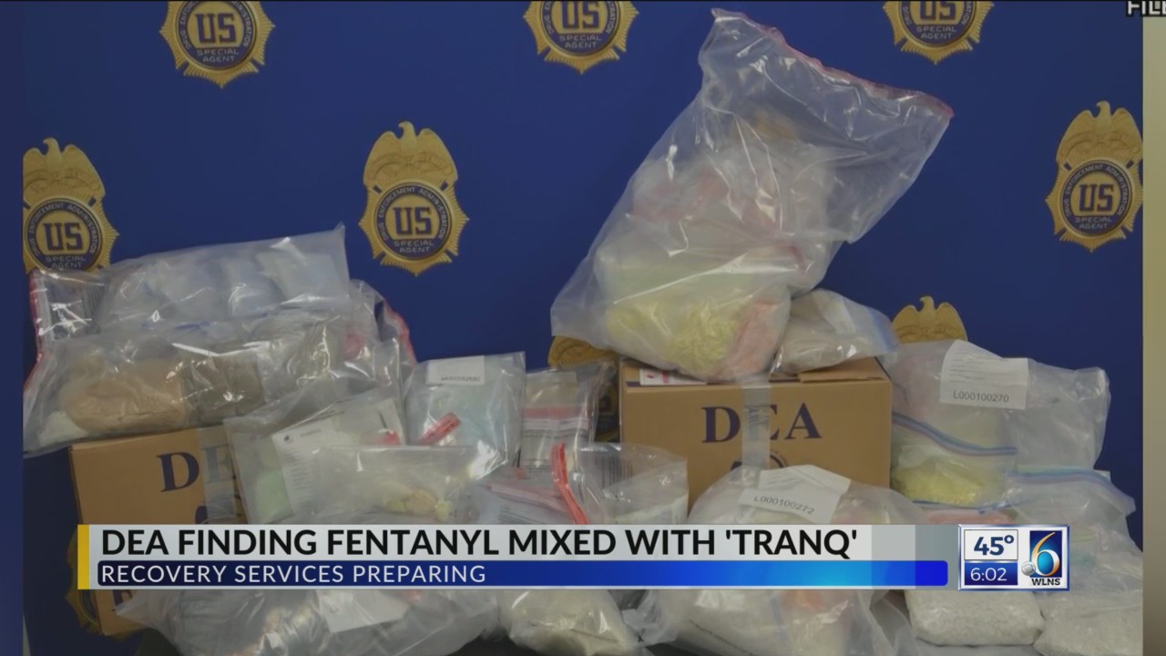 DEA Finding Fentanyl Mixed with ‘Tranq’ – WLNS 6 News