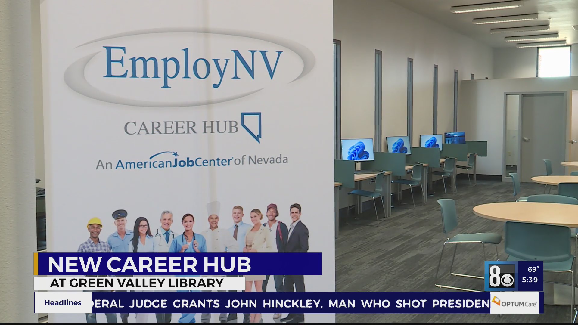 Remodeled Green Valley Library adds career hub – KLAS