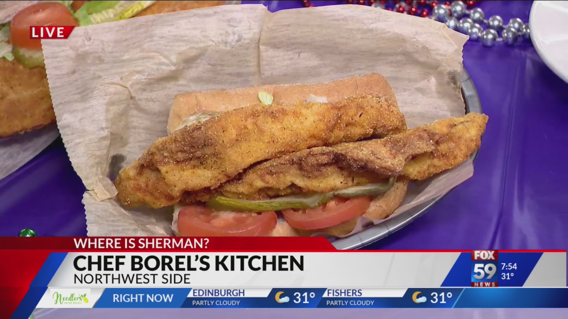 Where is Sherman? Chef Borel’s Kitchen – Fox 59