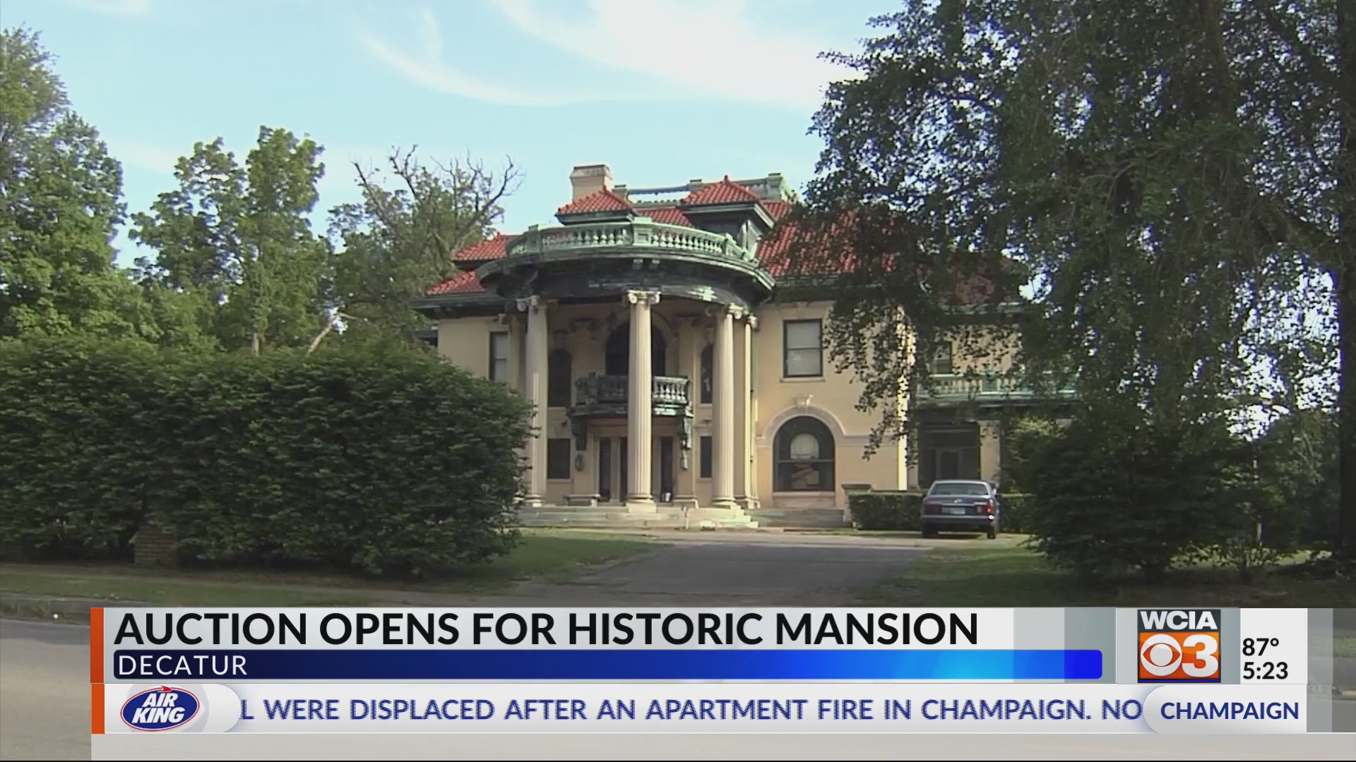 Historic Decatur mansion back up for grabs – WCIA.com