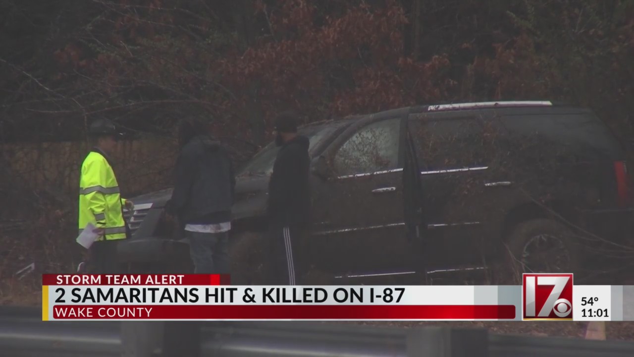 2 who stopped to help are killed in I-87 crash east of Raleigh – CBS17.com