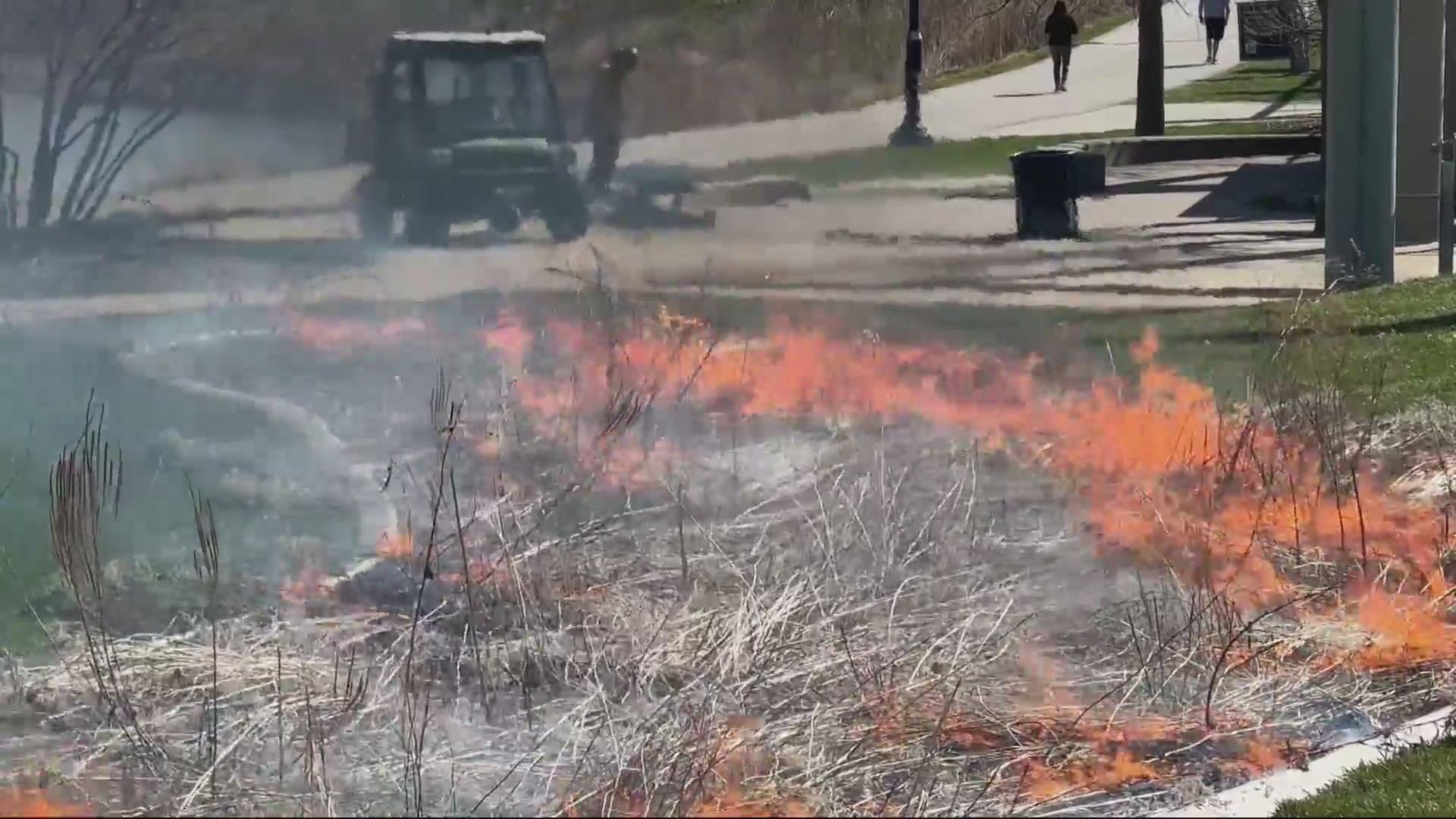 Fire risk high in Iowa as Spring begins with dry lawns and fields ...