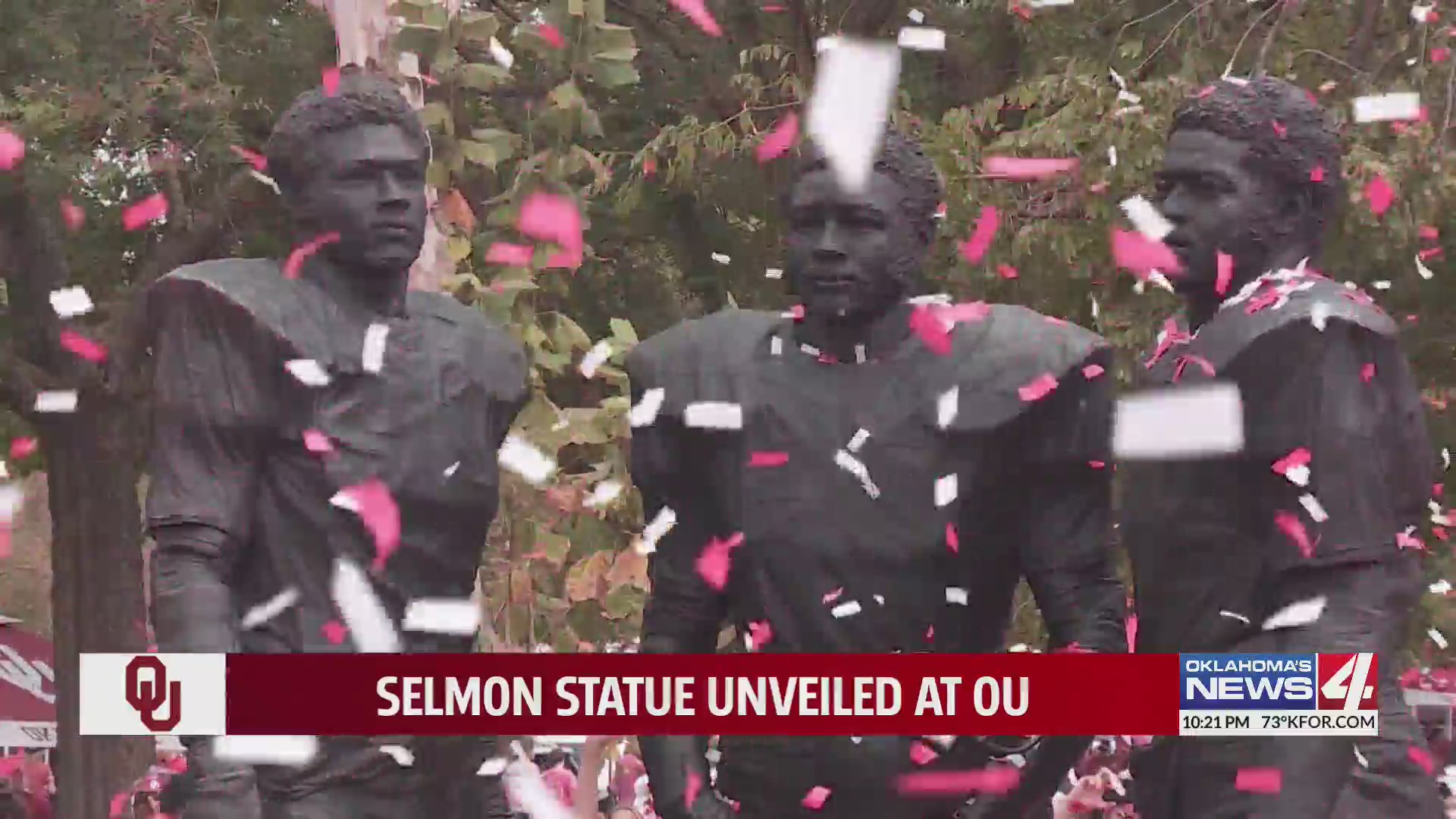 Selmon Bros Statue Unveiled in Norman – KFOR.com Oklahoma City