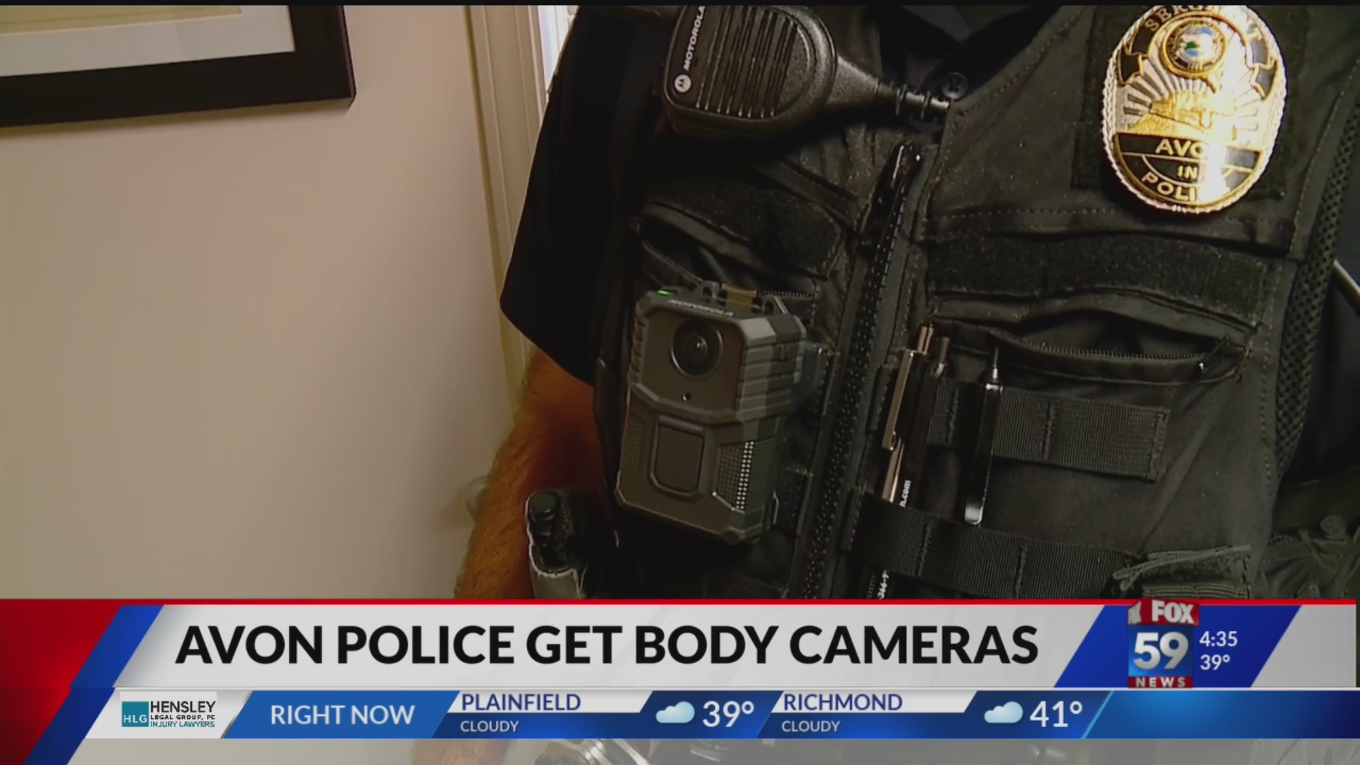 All Avon Police officers now outfitted with body worn cameras – Fox 59