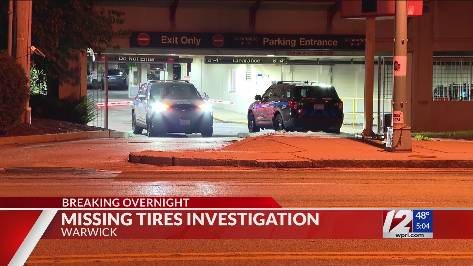 Cars found without tires at TF Green Airport parking garages – WPRI.com
