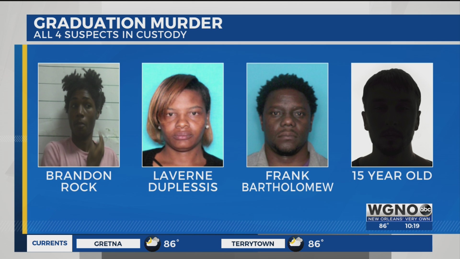 All suspects arrested in case of high school graduation shooting – WGNO