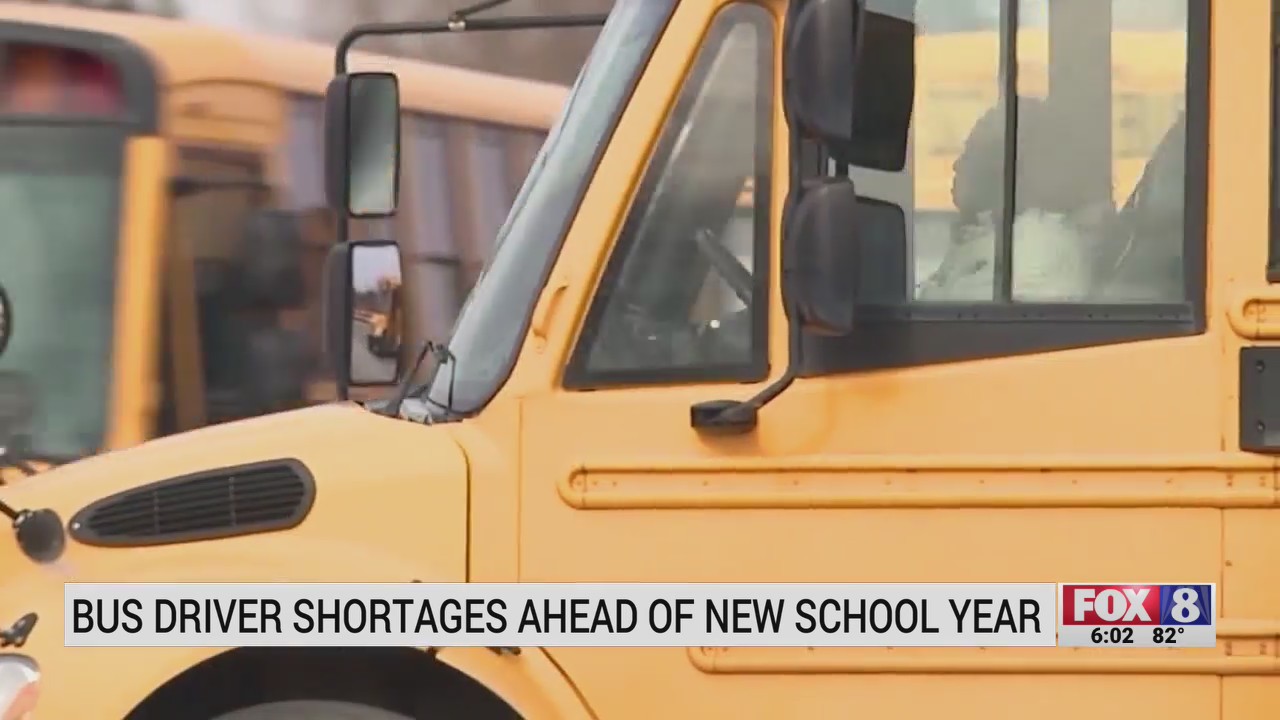 Bus driver shortages in Triad ahead of new school year – FOX8 WGHP