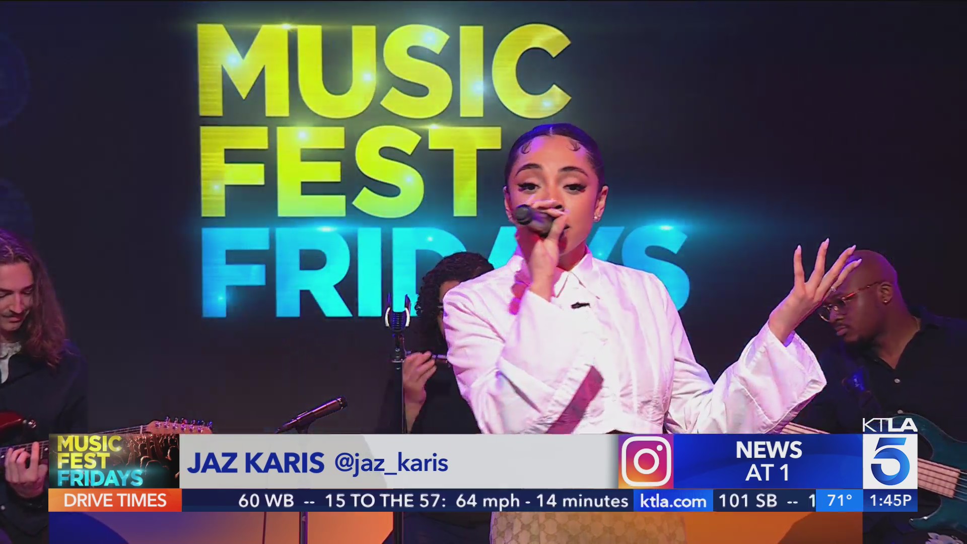 Music Fest Fridays: Jaz Karis performs live – KTLA