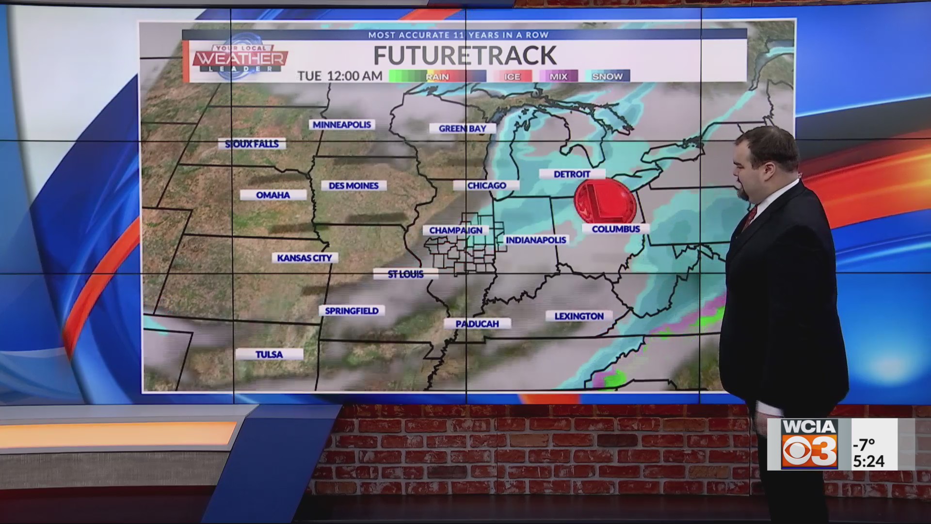 Weather Now: A Slight Warm Up Before Another Taste of Cold – WCIA.com