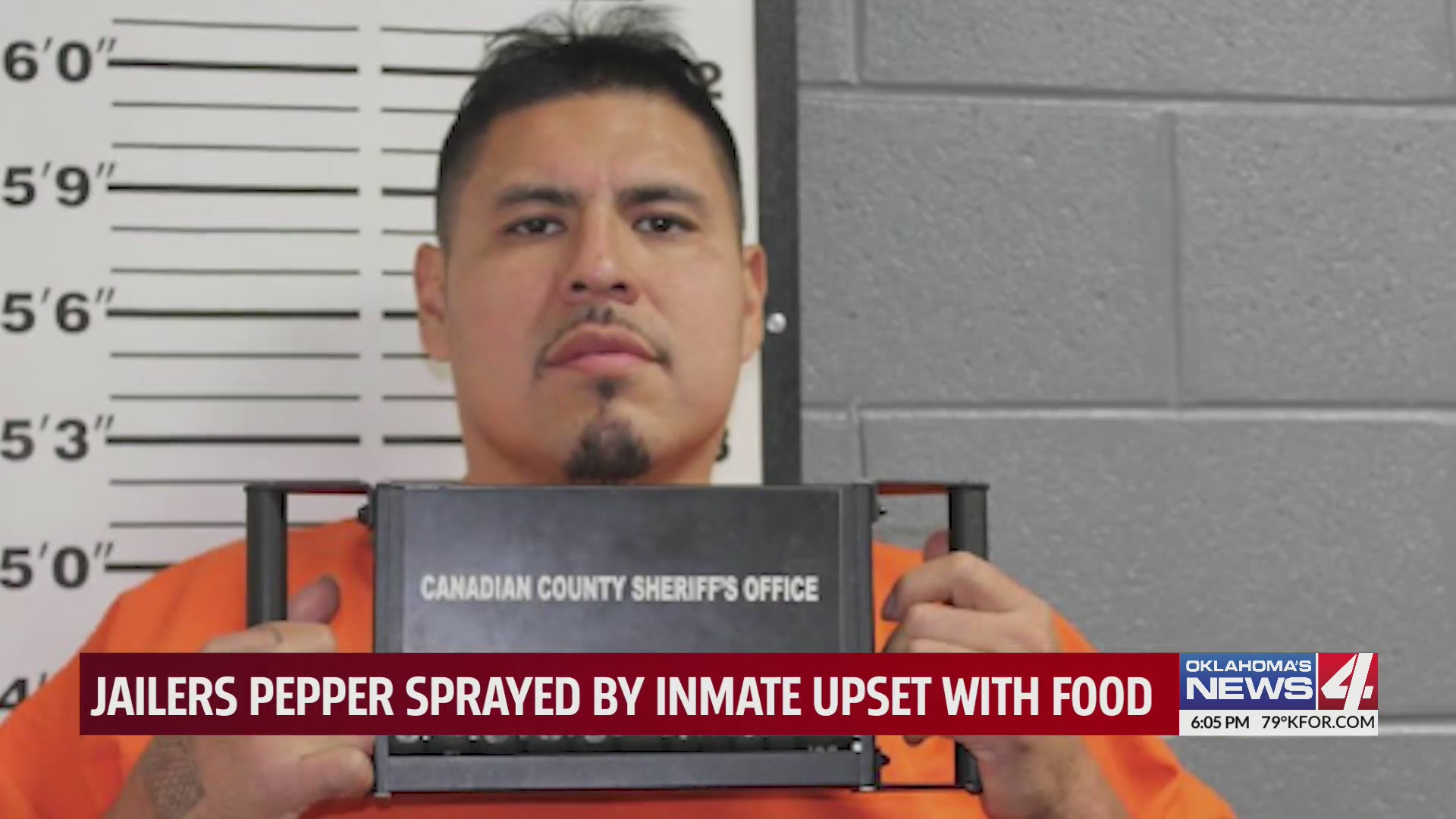 Jailers pepper sprayed by inmate upset with food – KFOR.com Oklahoma City