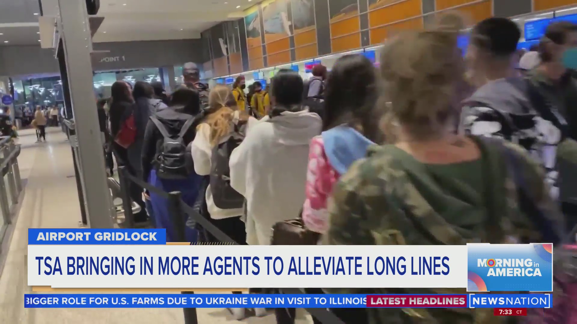 TSA bringing in more agents to alleviate long lines | Morning in ...