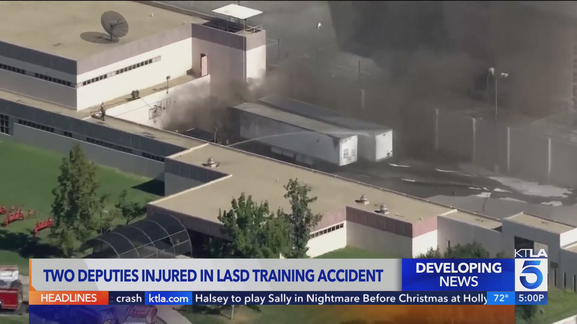 2 deputies injured in mobile shooting range fire at L.A. County ...