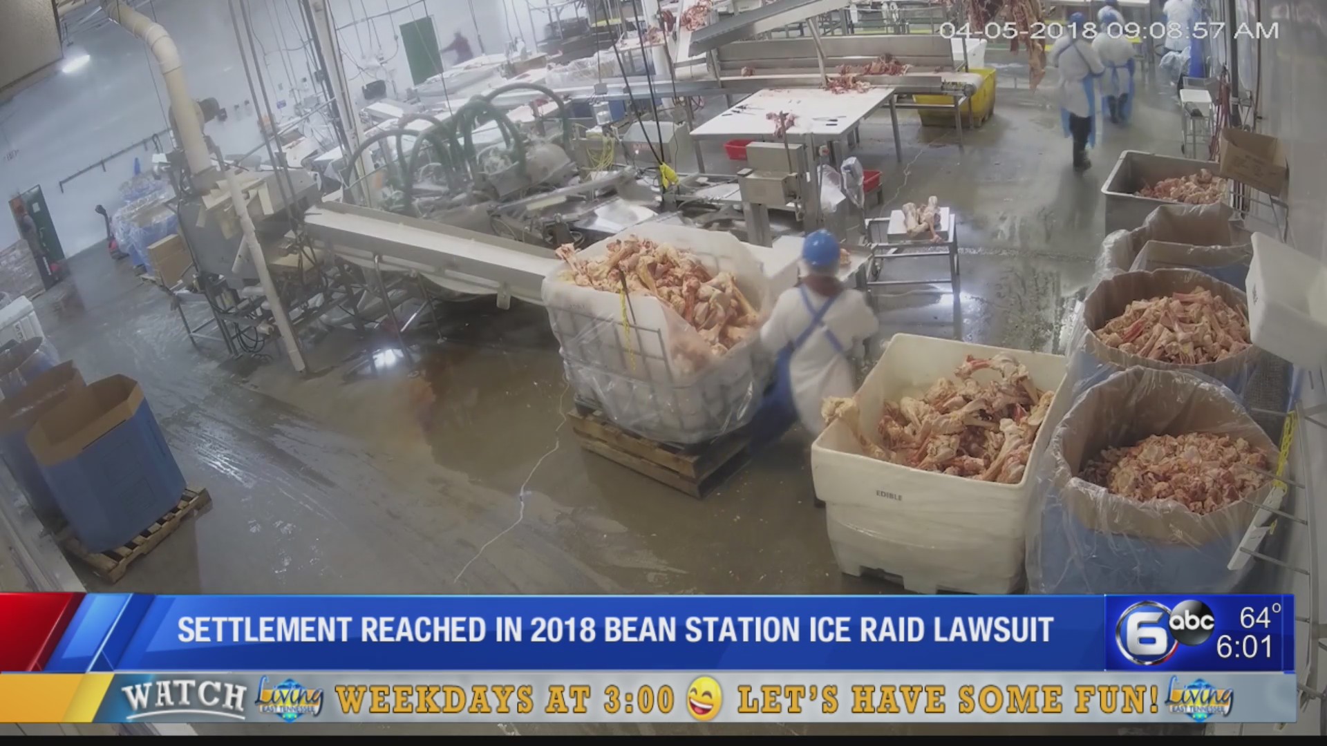 Settlement reached in 2018 Bean Station Ice Raid Lawsuit – WATE 6 On Your Side