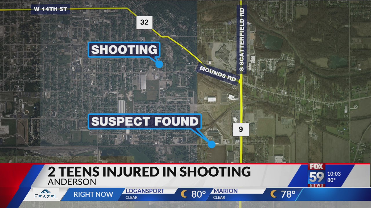 Two teens hospitalized after Anderson shooting – Fox 59
