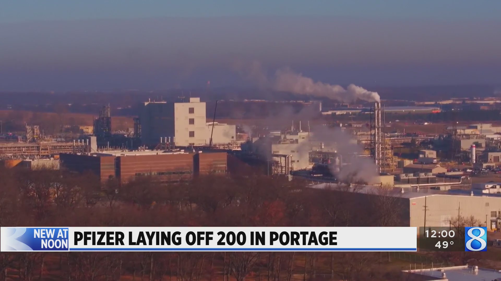 Pfizer laying off 200 workers in Portage – WOODTV.com