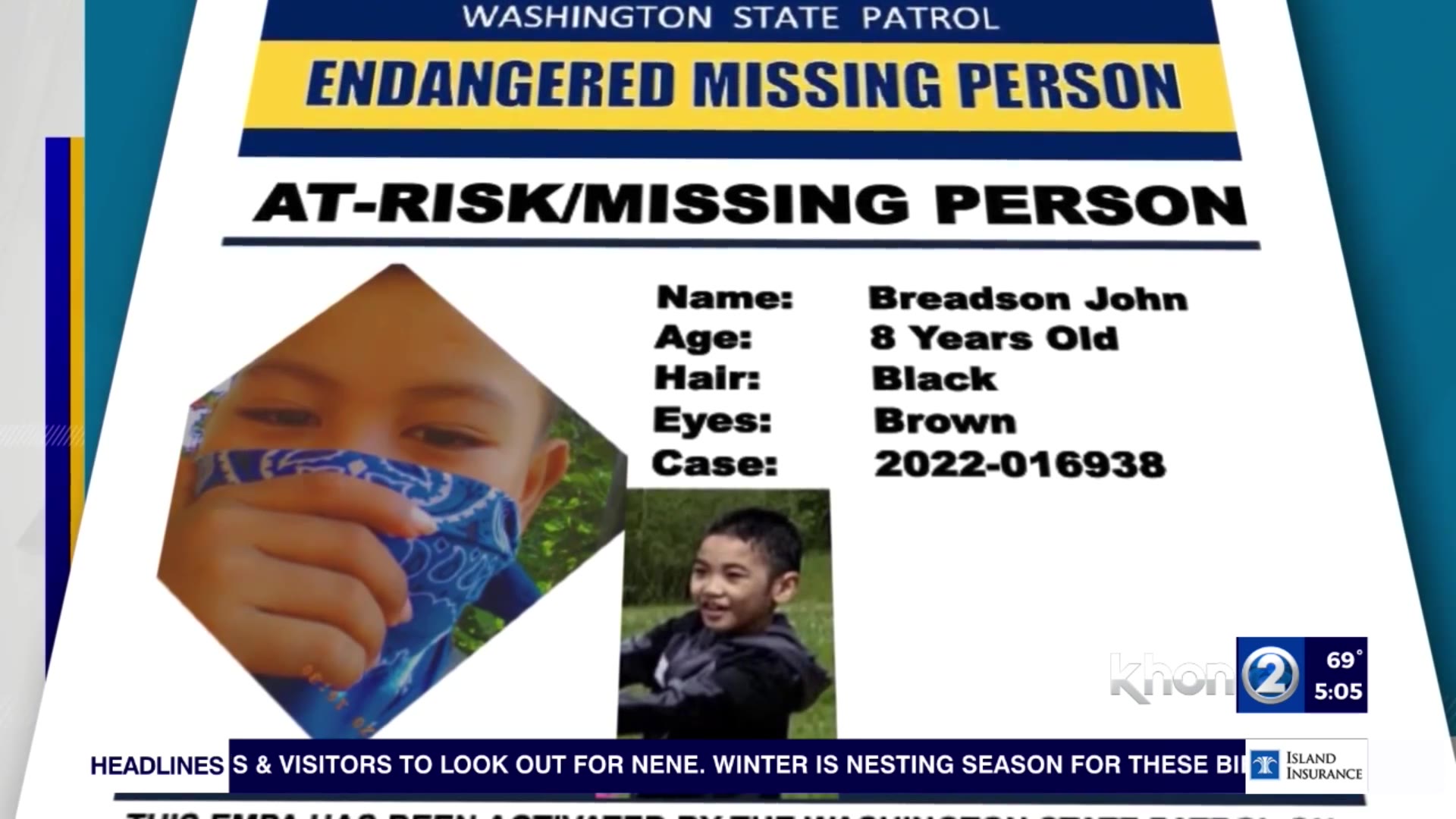 Hawaii-born boy missing since June – KHON2