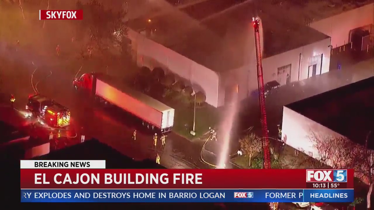 El Cajon Building Catches Fire – FOX 5 San Diego & KUSI News