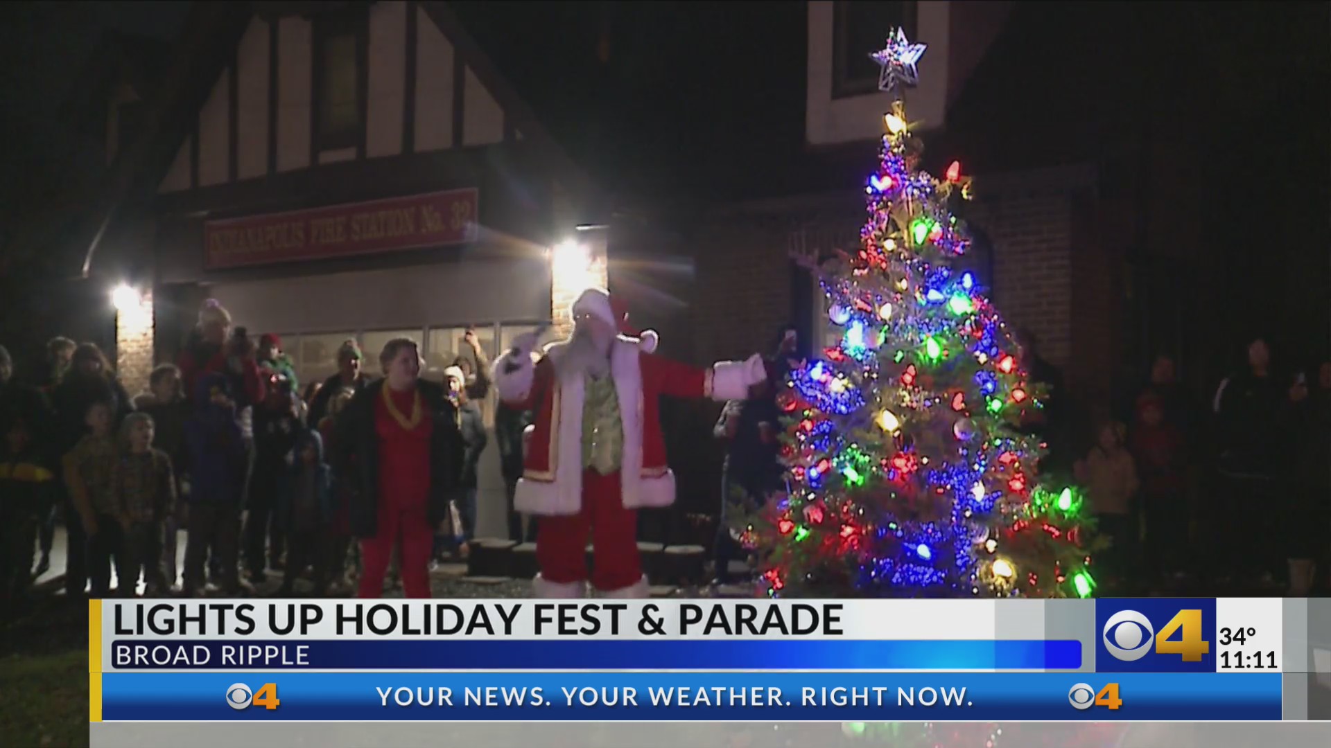 Broad Ripple Lights Up Holiday Fest and Parade – WTTV CBS4Indy
