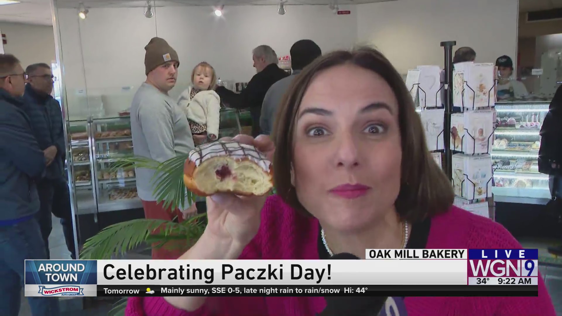Around Town – Oak Mill Bakery – WGN-TV