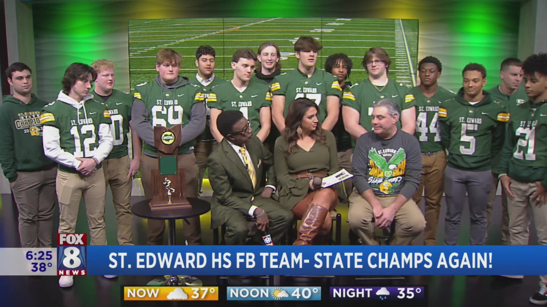 FOX 8 congratulates St. Ed’s Football Team on State Championship Title ...