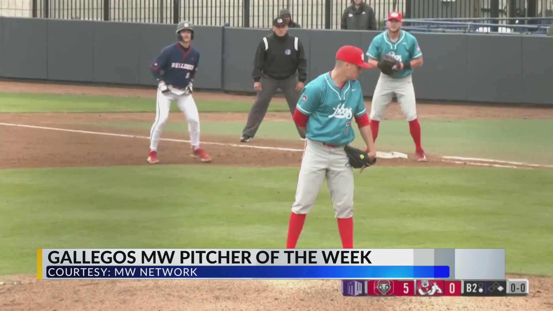 UNM junior pitcher Isaac Gallegos is the Mountain West pitcher of the ...