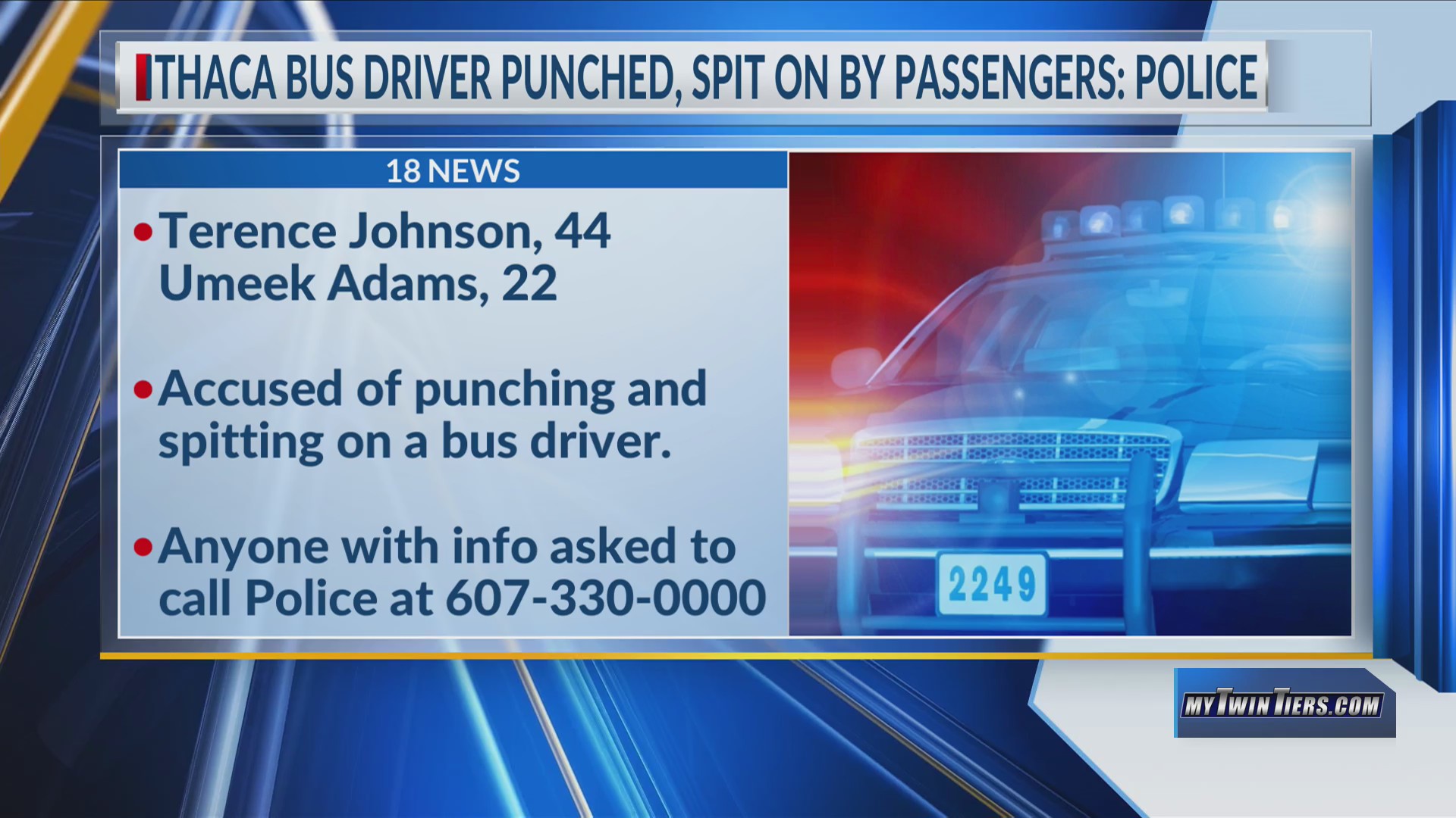 Ithaca bus driver punched, spit on by passengers: police – WETM ...