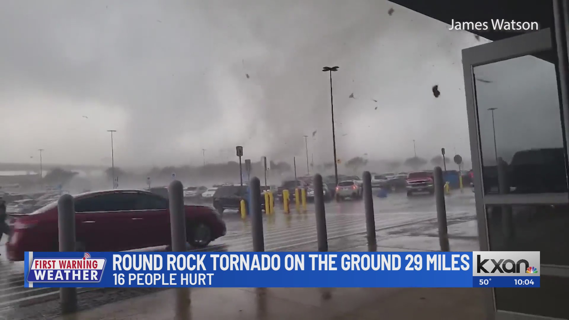 NWS: 16 injuries, mostly minor, in Round Rock EF-2 tornado – KXAN Austin