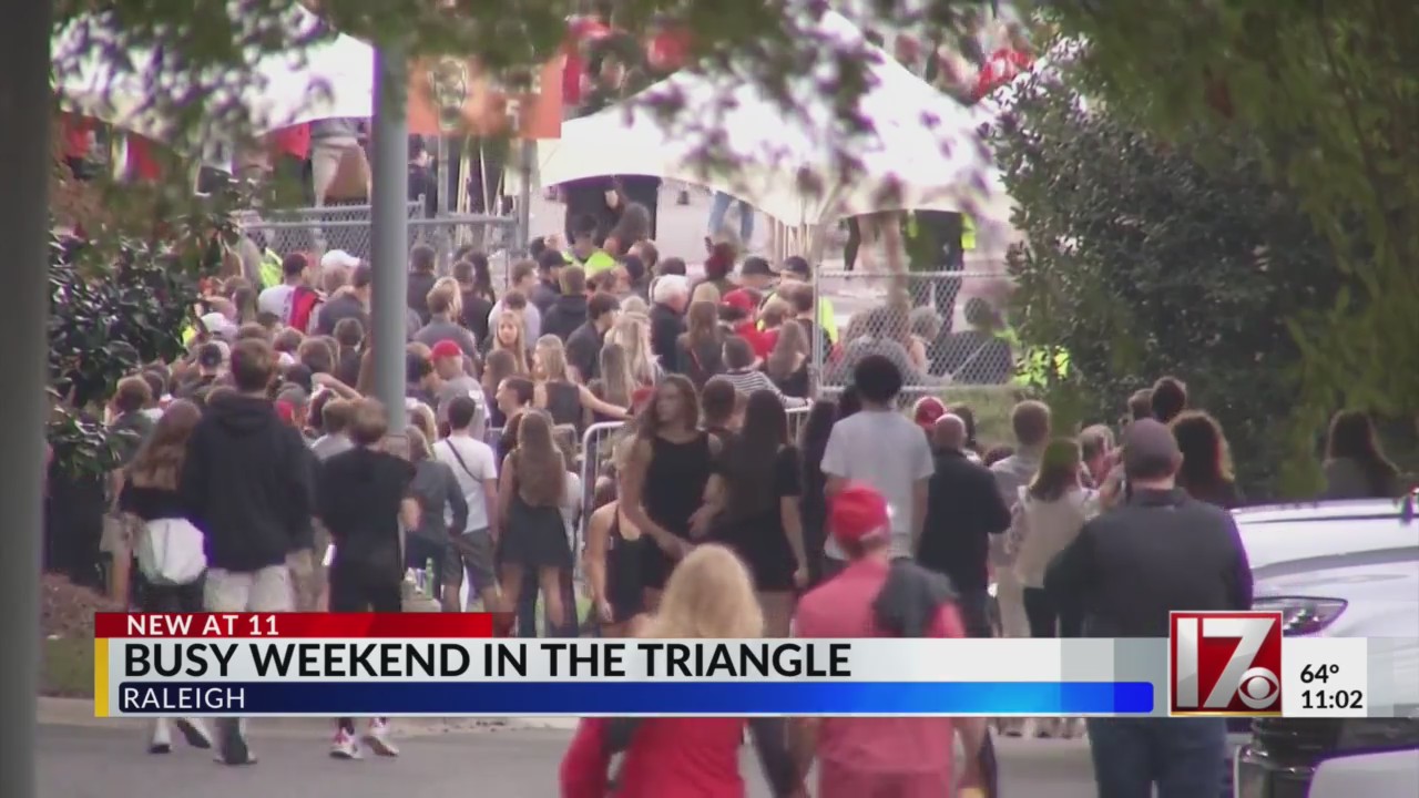 Busy weekend in Raleigh – CBS17.com
