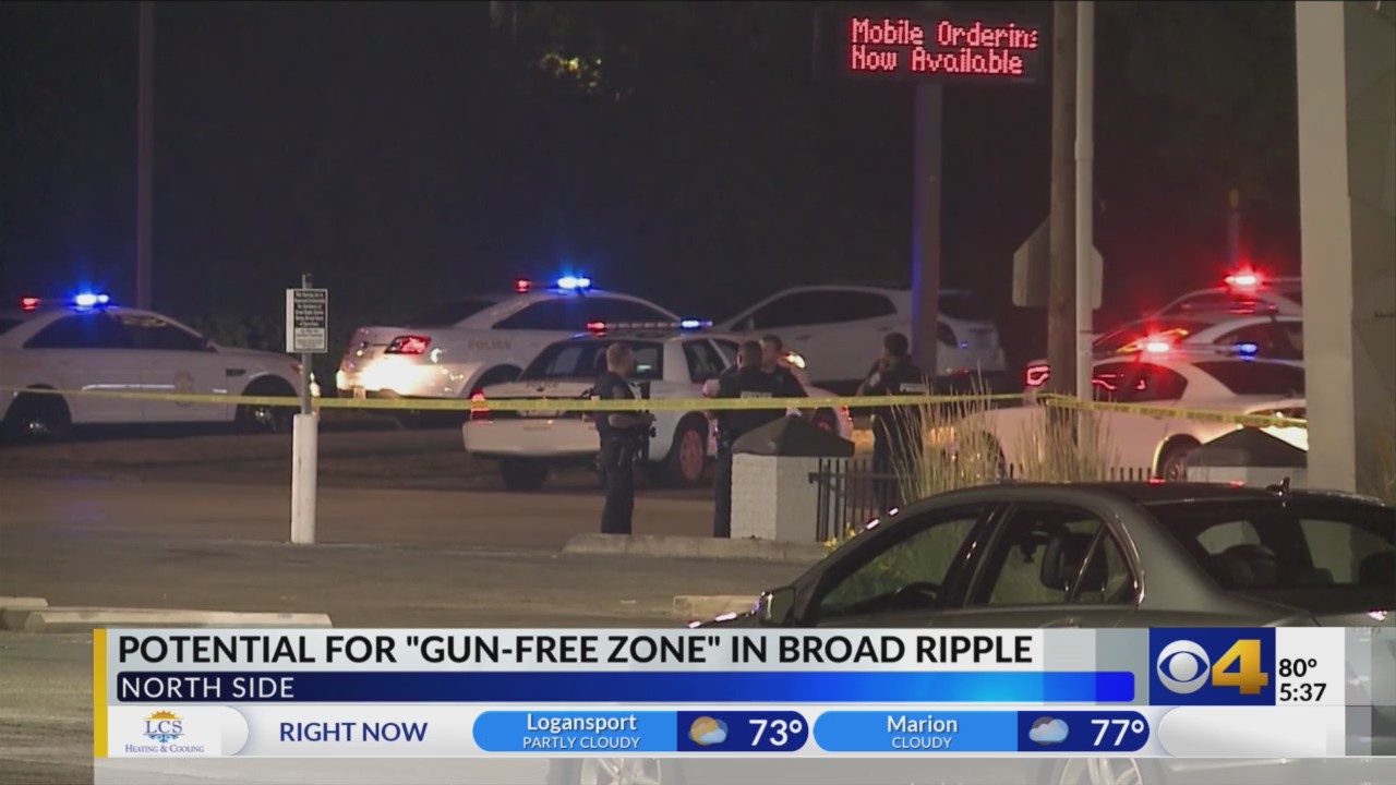 ‘Gun Free’ Broad Ripple faces legal and logistical hurdles – WTTV CBS4Indy