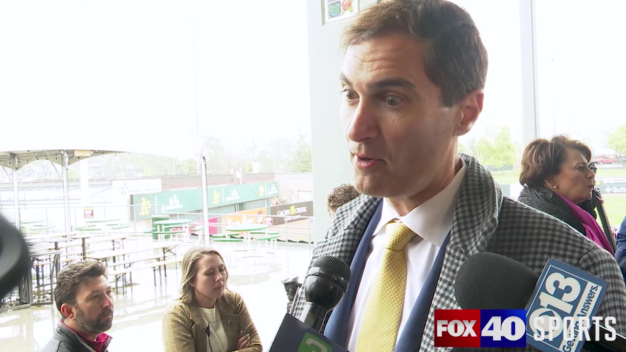 A’s President Dave Kaval discusses West Sacramento as the new temporary ...