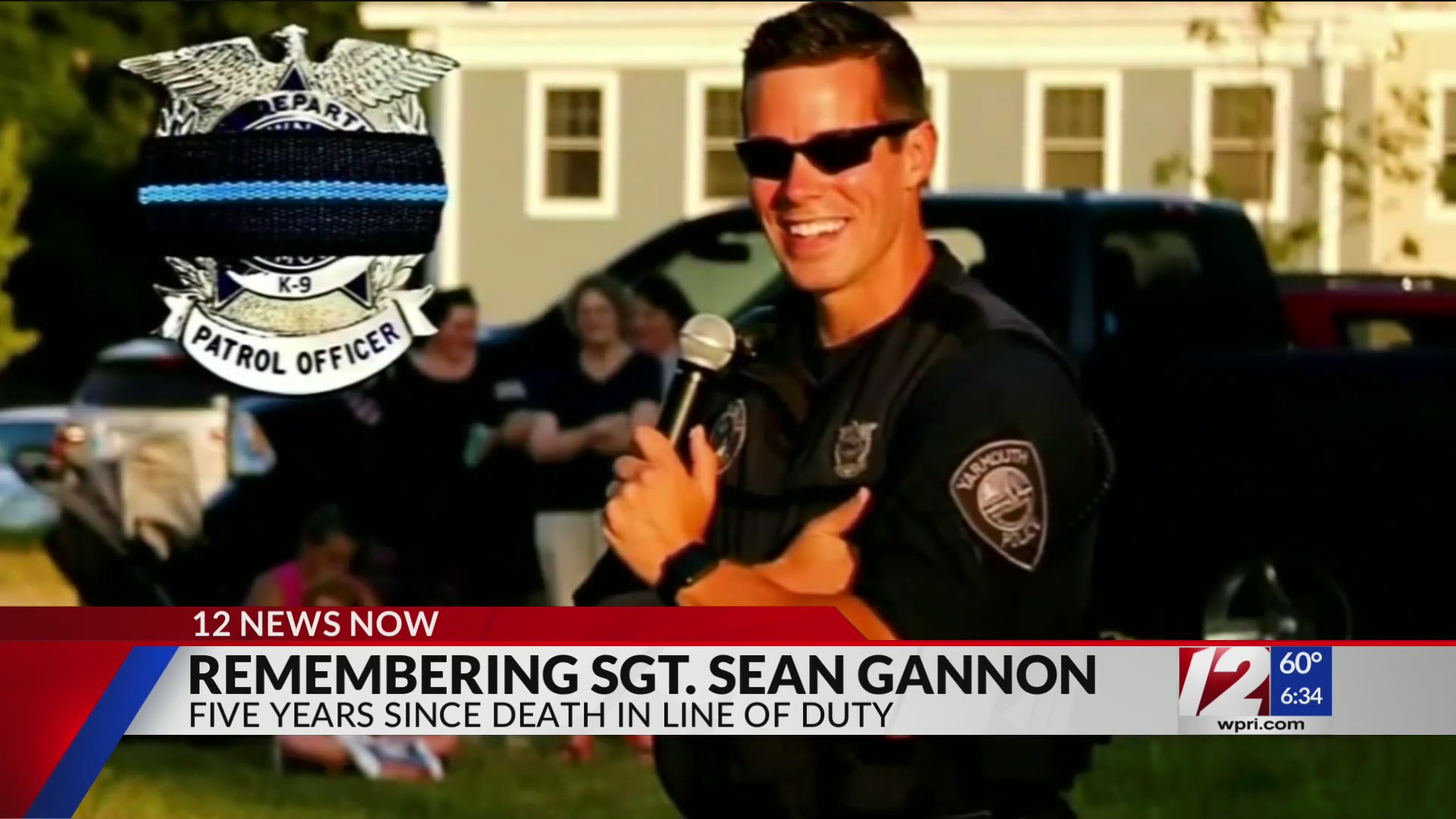 Yarmouth PD pay tribute to Sgt. Sean Gannon 5 years later – WPRI.com
