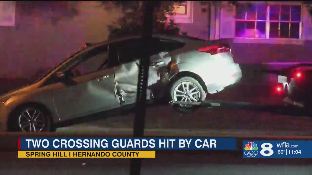 Driver ran off after hitting two school crossing guards in Spring Hill ...