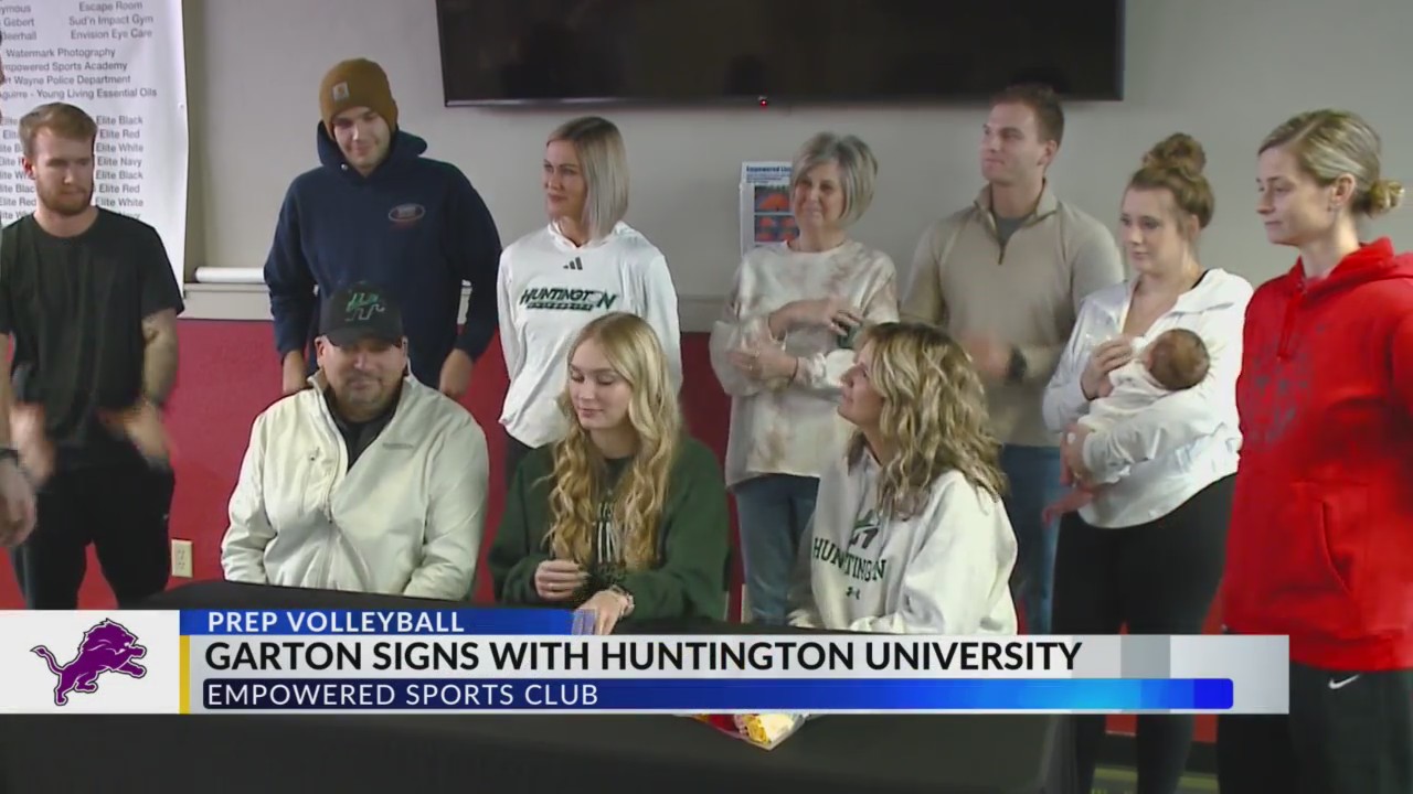 Leo High School’s Keila Garton signs with Huntington University for ...