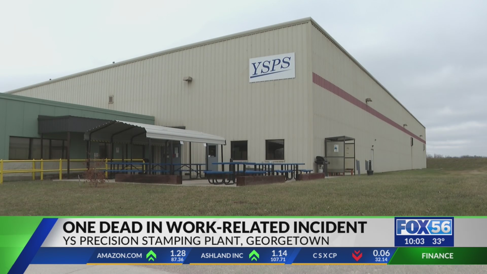 Worker killed in incident at stamping plant in Georgetown – FOX 56 News