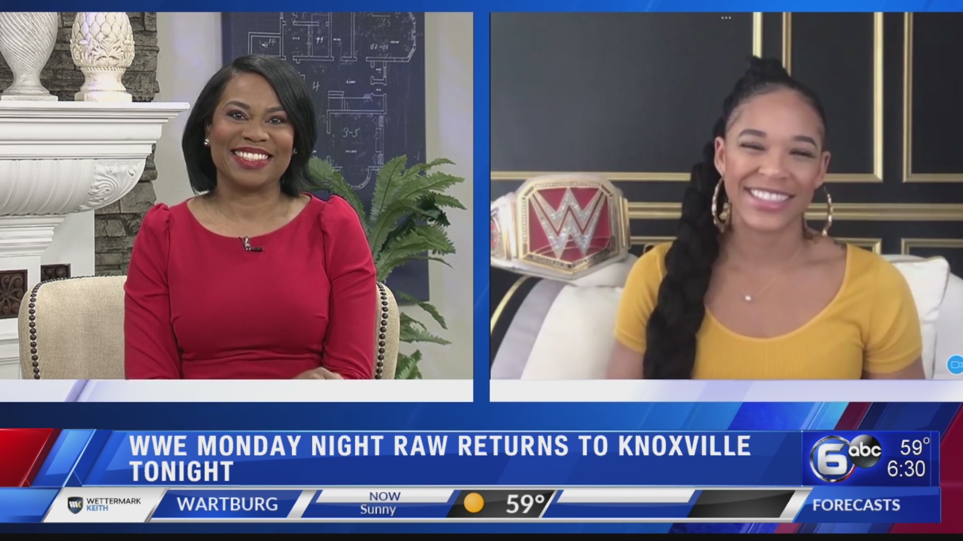 WWE Monday Night Raw returning to Knoxville; Bianca Belair speaks with ...